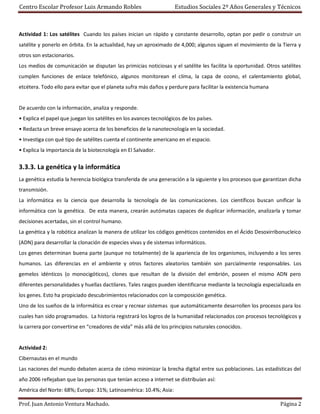 Unidad 3 temas 3 4 y 5 Segundo folleto de estudios sociales 2º años | PDF