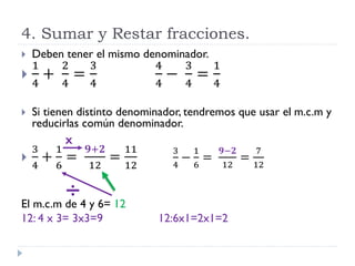 Unidad 4 fracciones | PDF