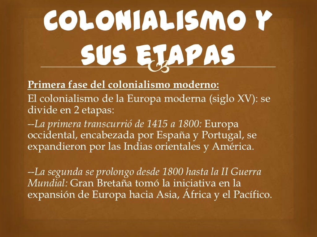 Diferença Entre Colonialismo E Neocolonialismo - FDPLEARN