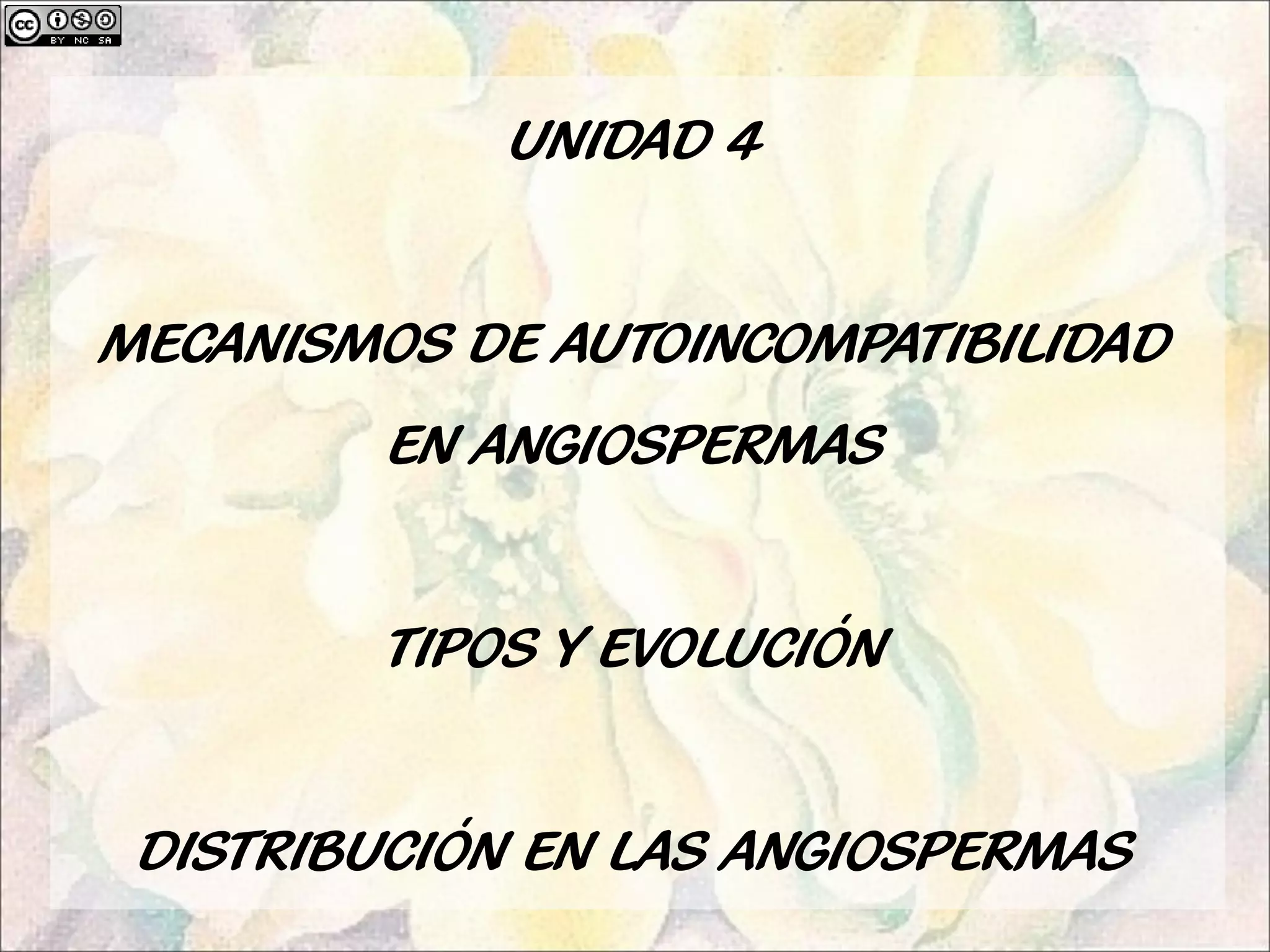 Unidad 4.- Mecanismos de incompatibilidad | PDF