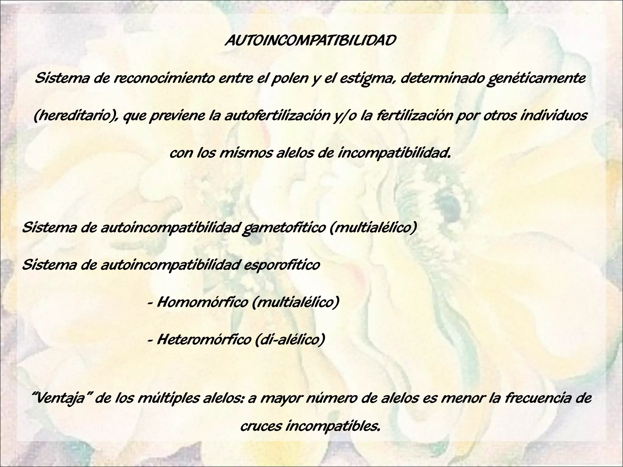 Unidad 4.- Mecanismos de incompatibilidad | PDF