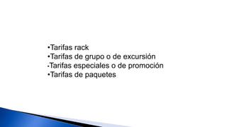 Unidad 4. Departamentos de reservaciones | PPTX