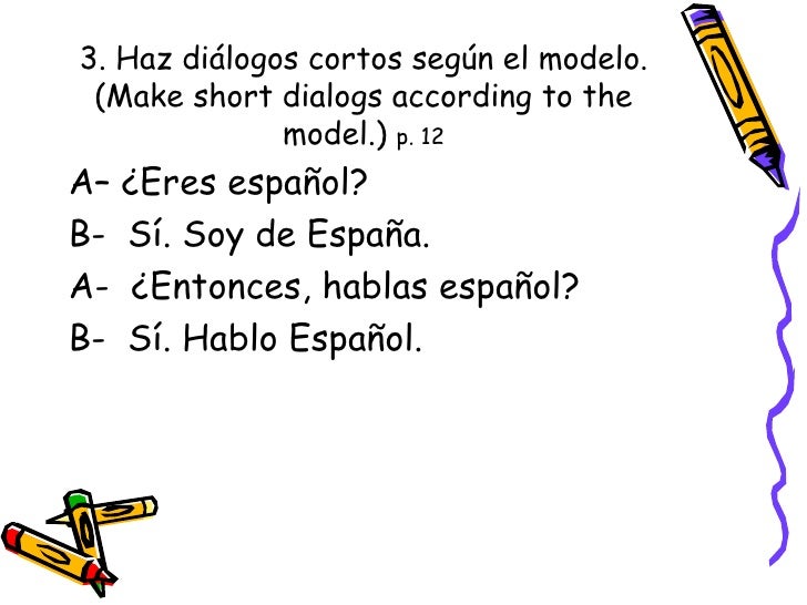 Dialogos cortos - Imagui