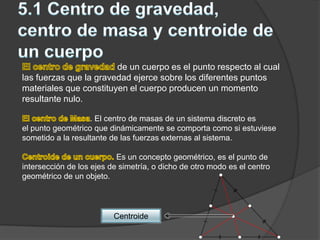 Fuerzas Distribuidas. ESTÁTICA. | PPTX