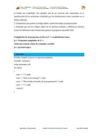 Unidad 5 Lenguaje de Programacion C y C++ | PDF