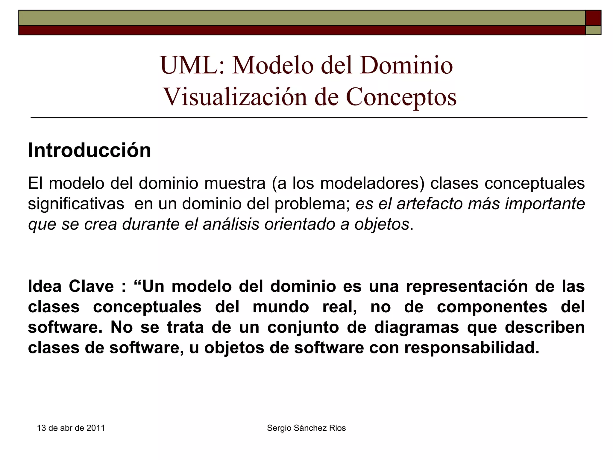 Unidad 5 Mad Modelado Analisis Modelo Conceptual | PPT
