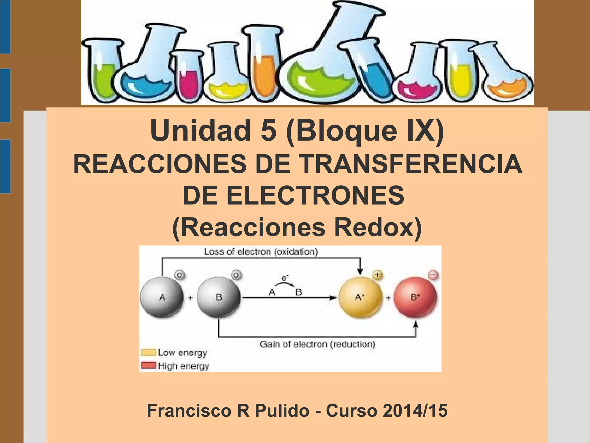 Unidad5 redox presentacion | PPT