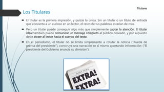 Unidad 5 Titulares y logotipo | PPTX