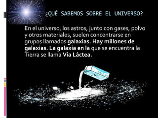 Unidad 6. el universo y el sistema solar | PPTX