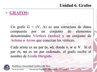 Unidad 6 grafos | PDF