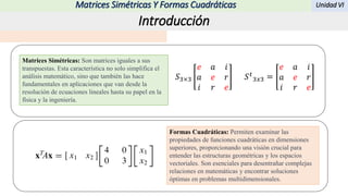 UNIDAD 6 MATRICES SIMÉTRICAS Y FORMAS CUADRÁTICAS .pdf