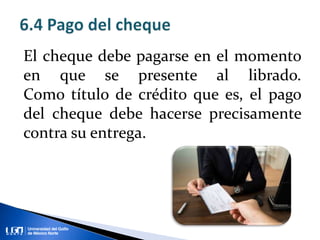 Unidad 6. El cheque | PPTX