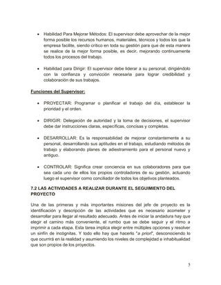 Unidad 7 Desarrollo y supervisión del proyecto de software | DOCX