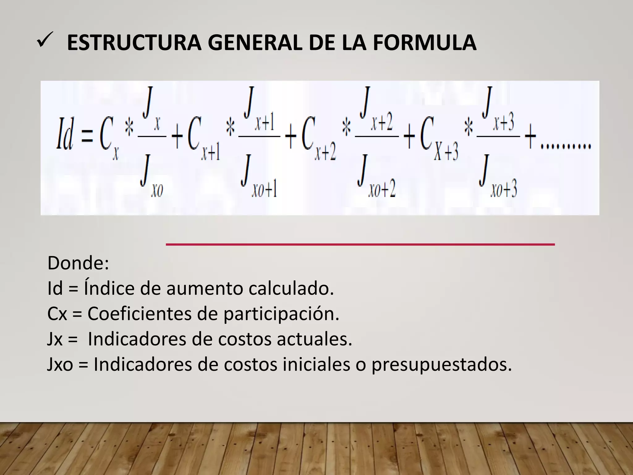 Unidad 7. Formulas Escalatorias | PDF