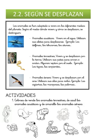 Unidad los animales | PDF