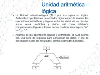 Unidad aritmética lógica (ALU) | PPTX