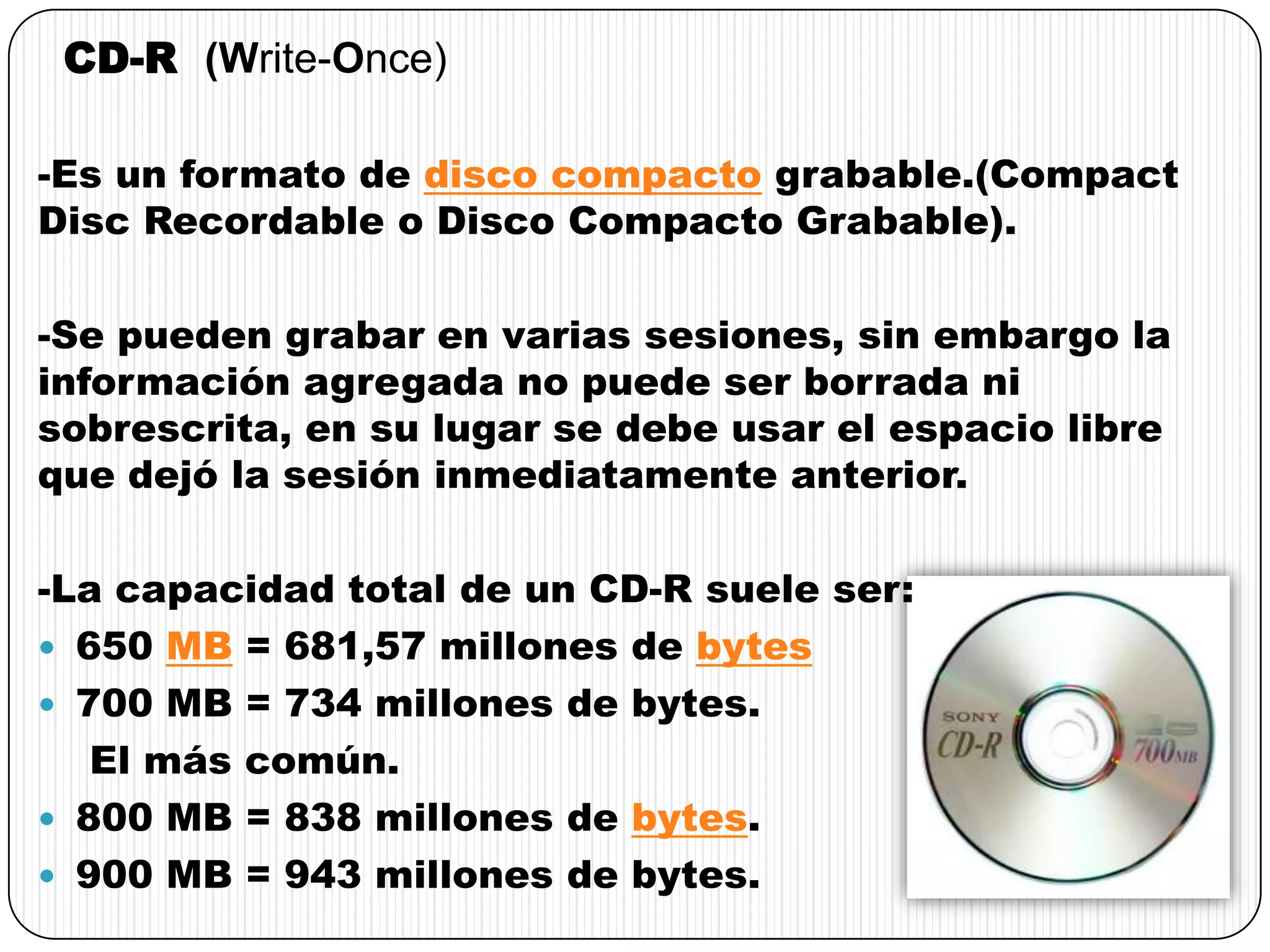 Unidad cd y disco cd | PPTX