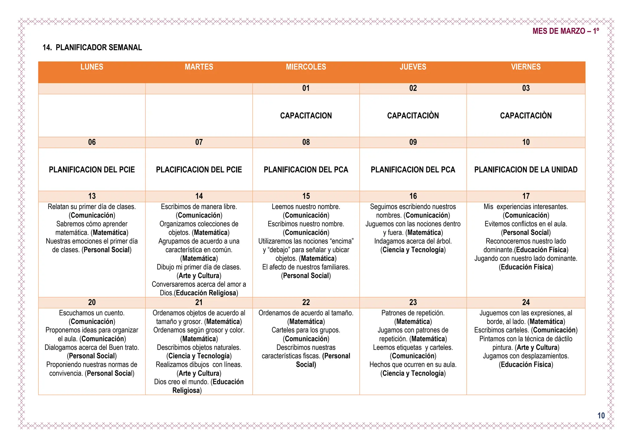 UNIDAD DE APRENDIZAJE DE MARZO DE PRIMER GRADO | DOCX | Education
