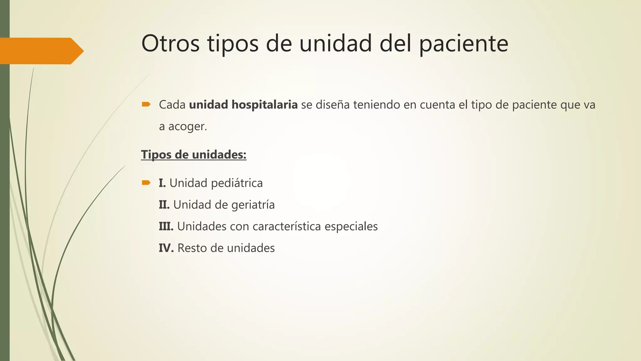 Unidad del paciente en enfermería | PPTX