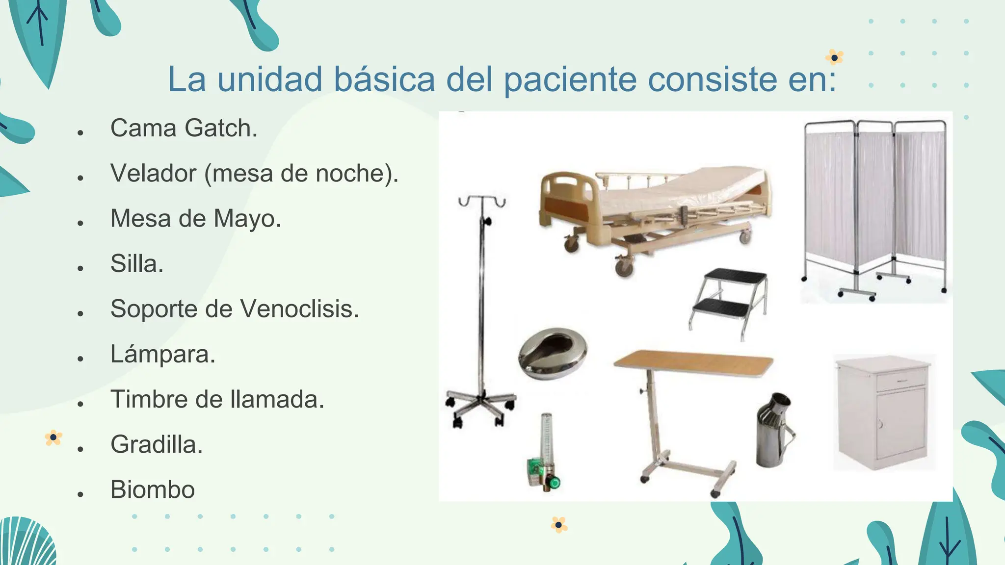 UNIDAD DEL PACIENTE ASISTENCIA BASICA HOSPITALARIA | PPTX