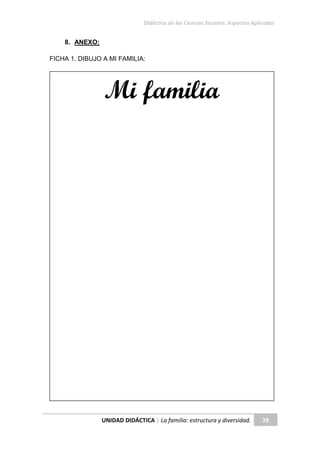 Unidad didactica la familia | PDF