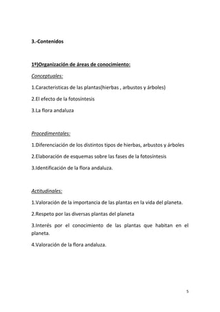 Unidad didactica . las plantas . | PDF