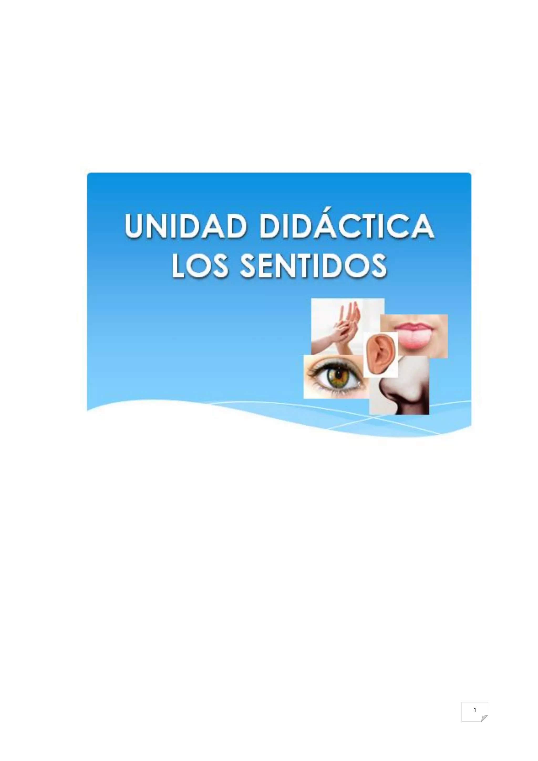 Unidad didáctica - Los sentidos | PDF
