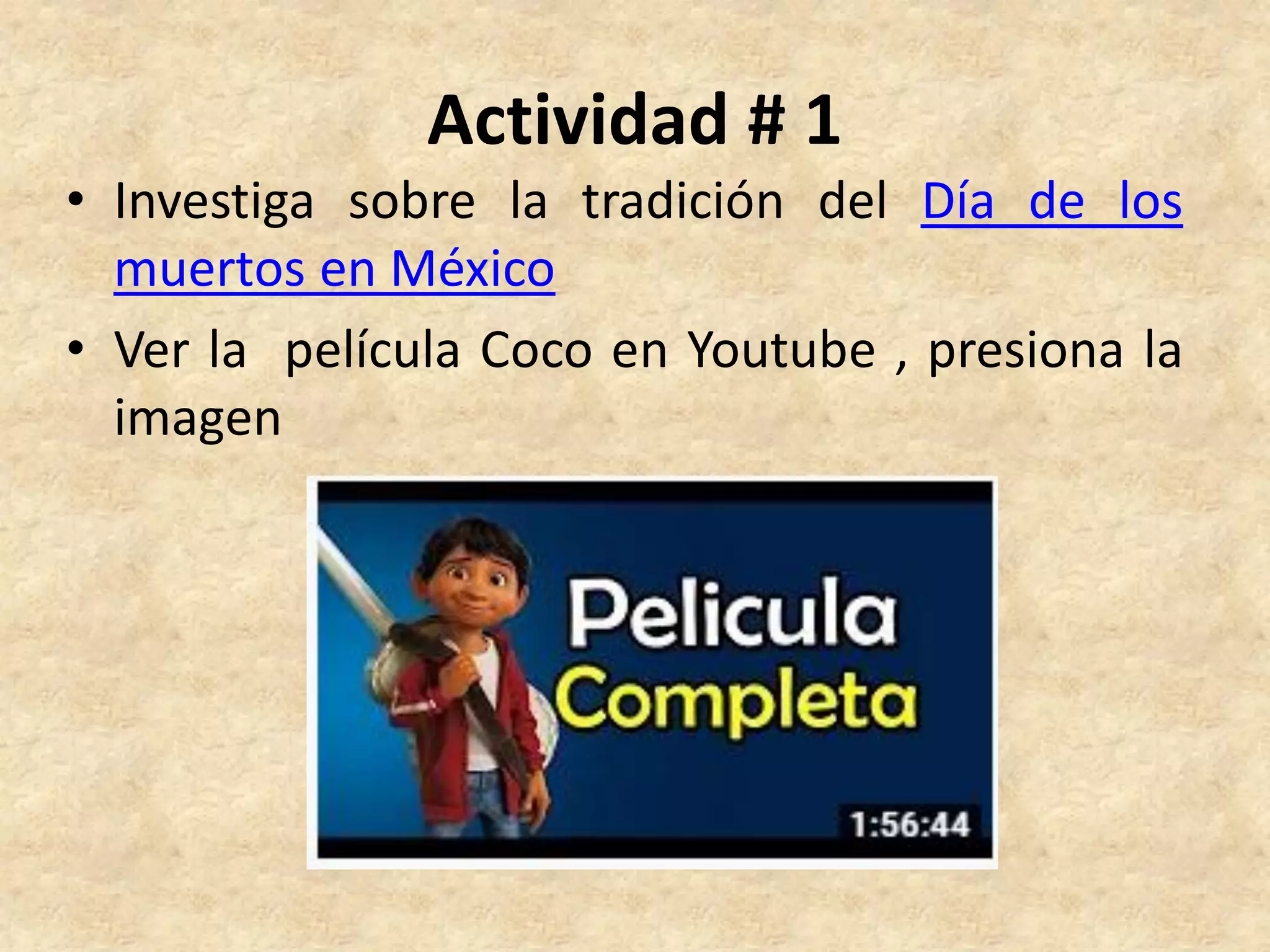 Unidad didactica de la pelicula coco | PDF