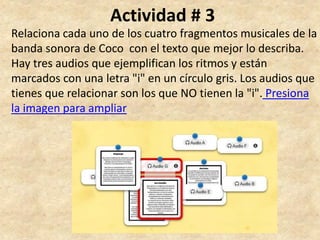 Unidad didactica de la pelicula coco | PDF