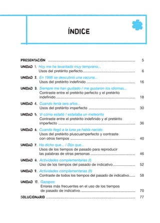 Unidad didactica tiempos del pasado.blog de hispanistas de agadir. | PDF