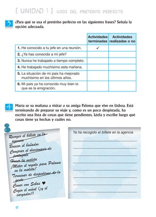 Unidad didactica tiempos del pasado.blog de hispanistas de agadir. | PDF