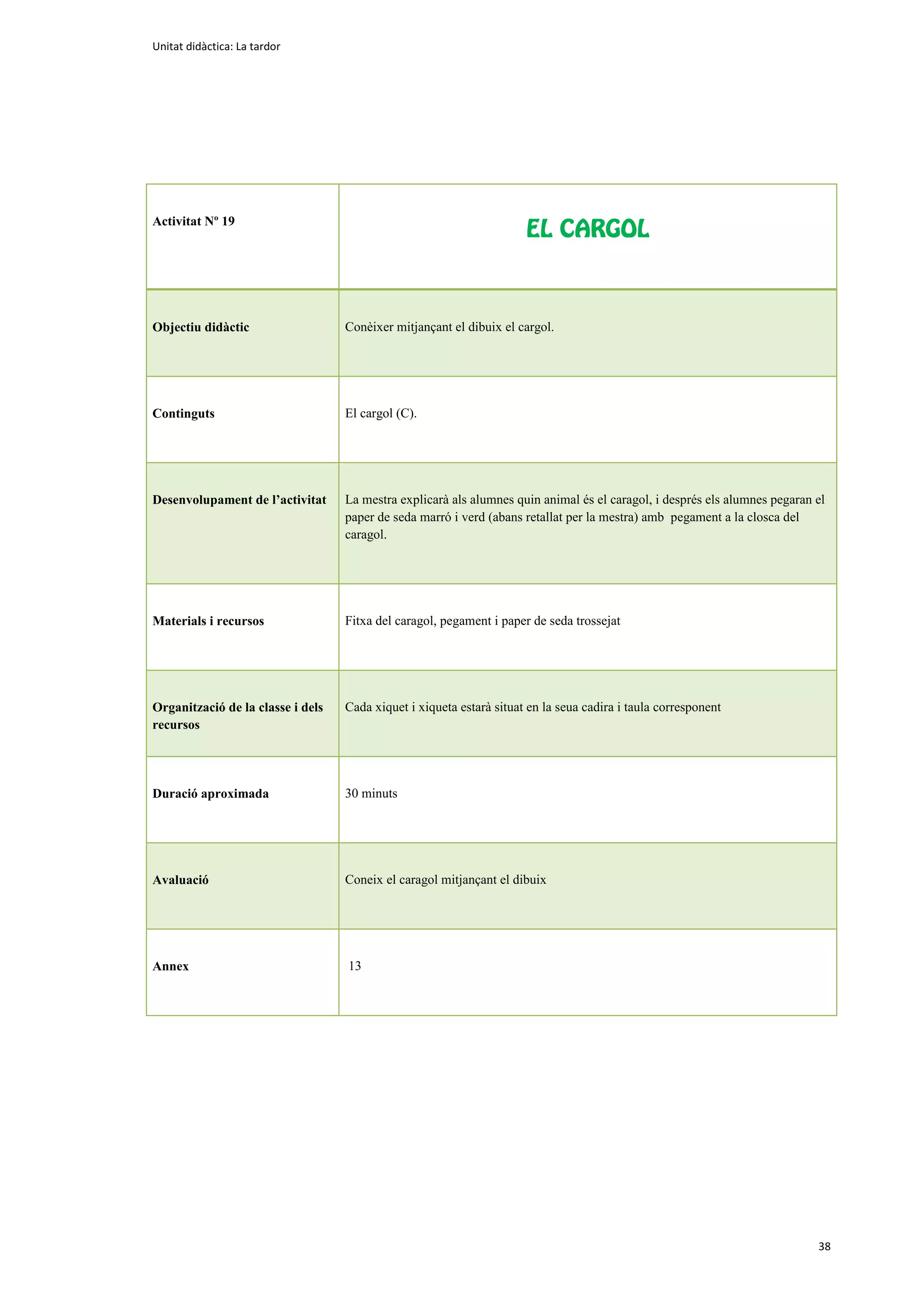 Unidad didáctica el otoño. | PDF