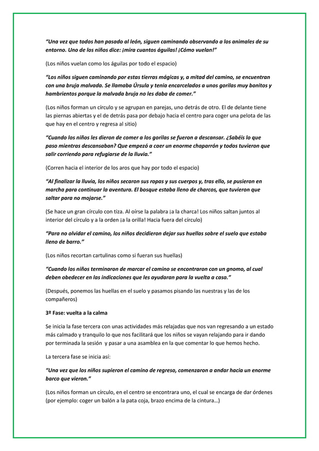 Unidad didáctica los animales de la selva | PDF