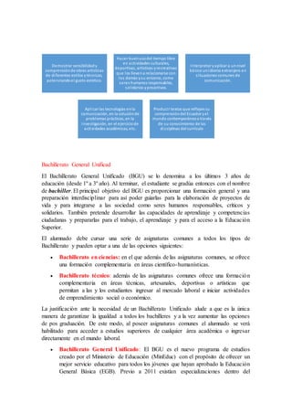 Unidad educativo san francisco de milagro | DOCX