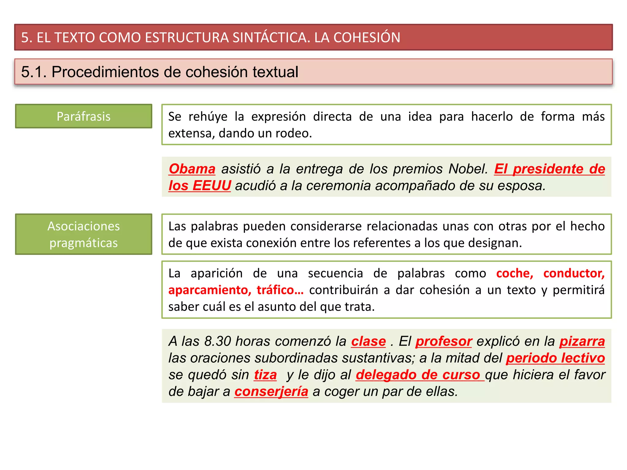 Unidades 2 y 3 el texto. coherencia y cohesión (2015 2016) | PPTX
