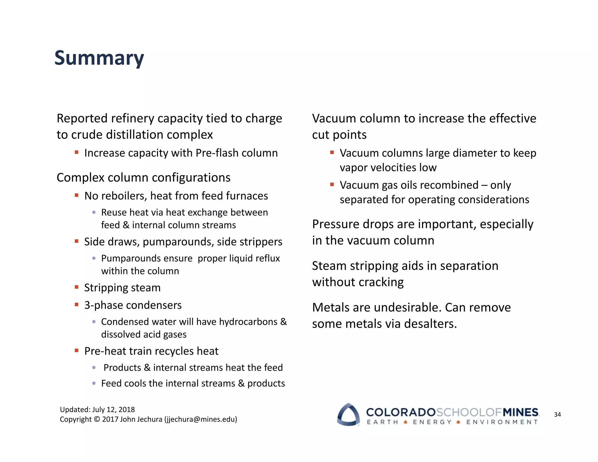 Unidades crude units | PDF