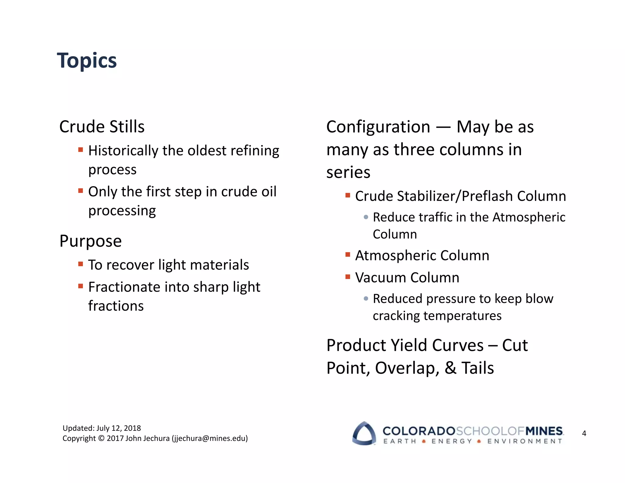 Unidades crude units | PDF