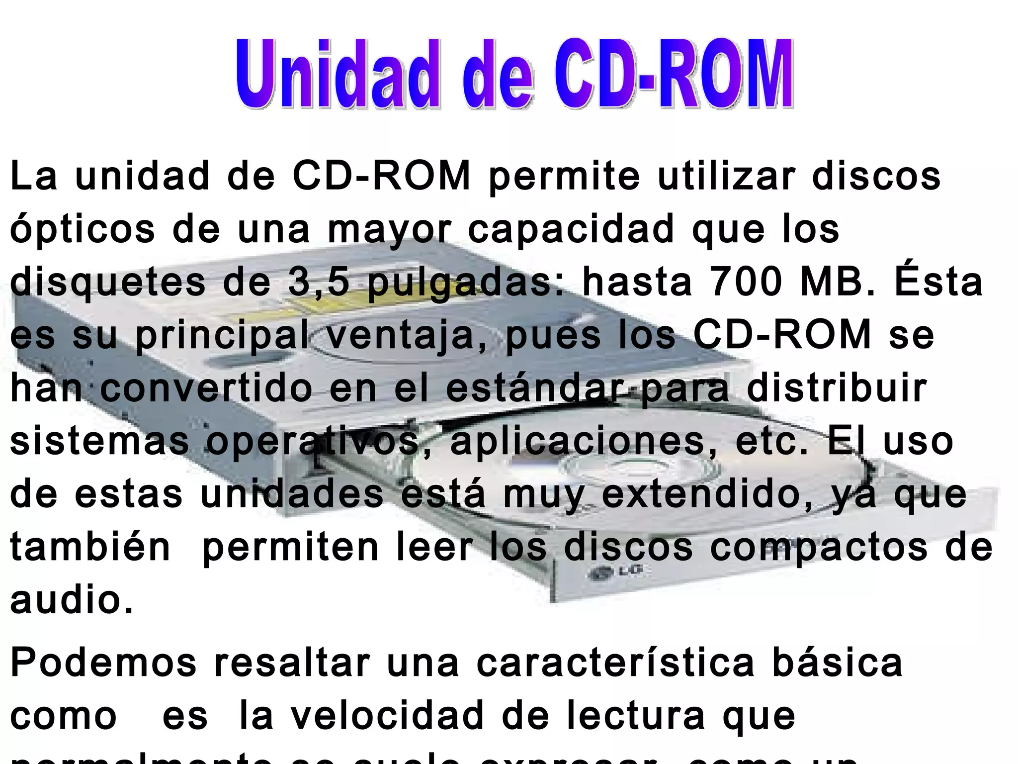 Unidades de cd, dvd y blu ray | PPT