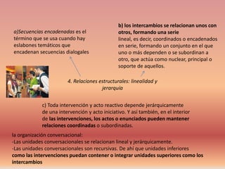 Unidades de la conversacion | PPTX