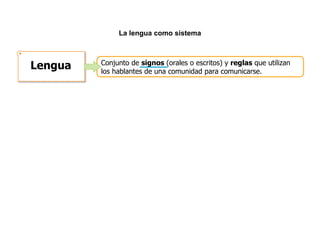 Unidades de la lengua | PPT