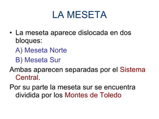 Unidades del relieve peninsular I | PPT