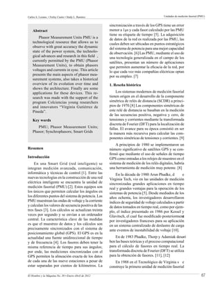 Unidades de medición fasorial (pmu) | PDF