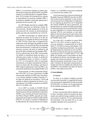 Unidades de medición fasorial (pmu) | PDF