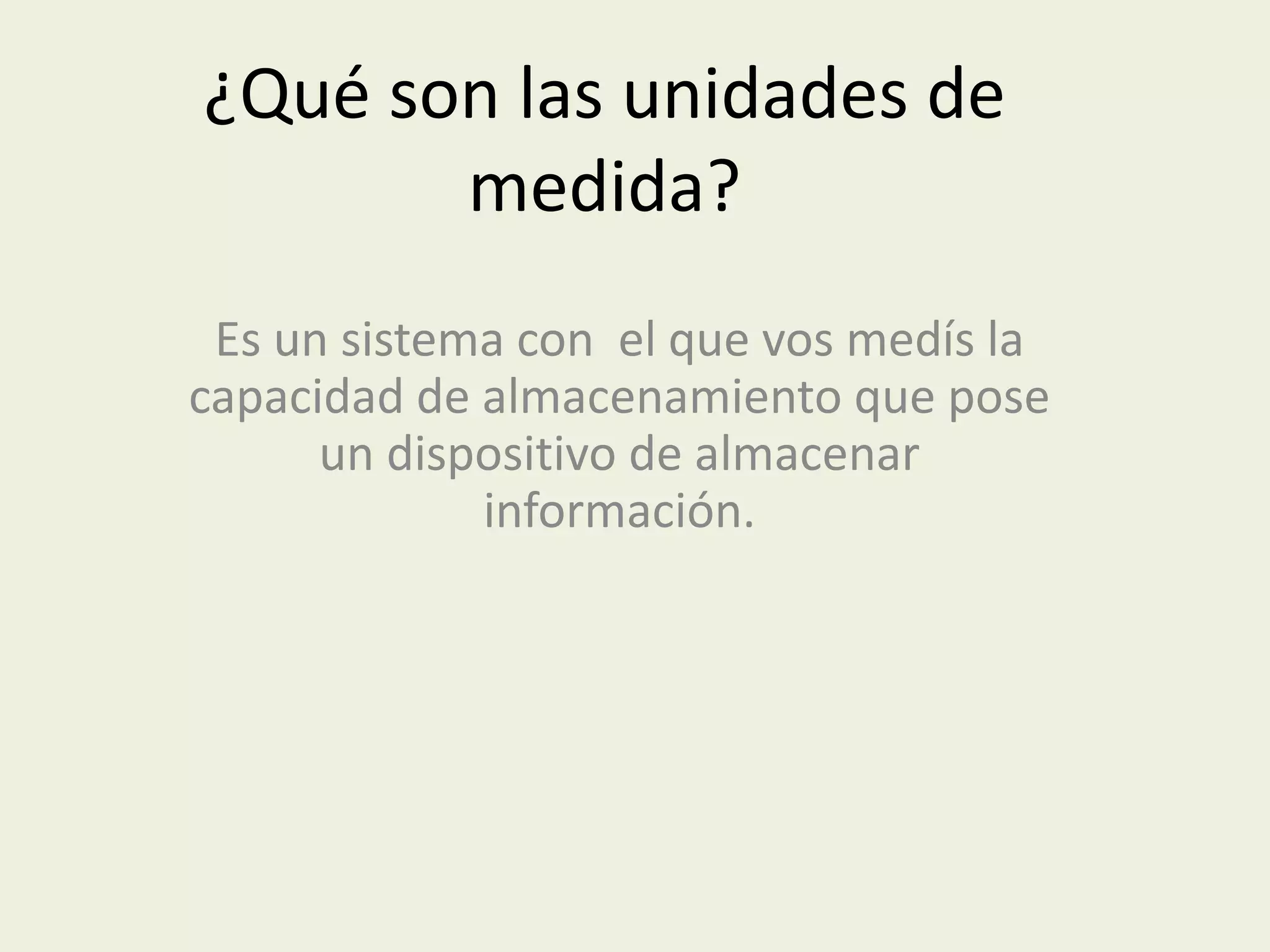 Unidades de medida | PPT