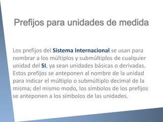 Unidades de medida | PPTX