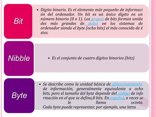 Unidades de medida de la informacion. | PPTX