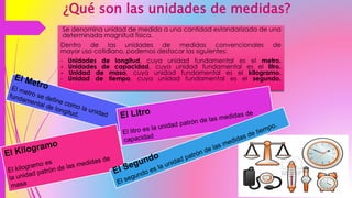 Unidades de medidas | PPTX