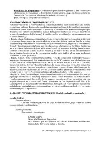 Unidades relieve peninsular15-16 | DOCX