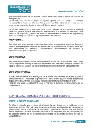 CENTROS DE COMPUTO RESUMEN | PDF