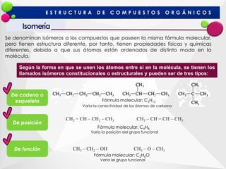 Unidad I. Estructura de los compuestos orgánicos | PDF